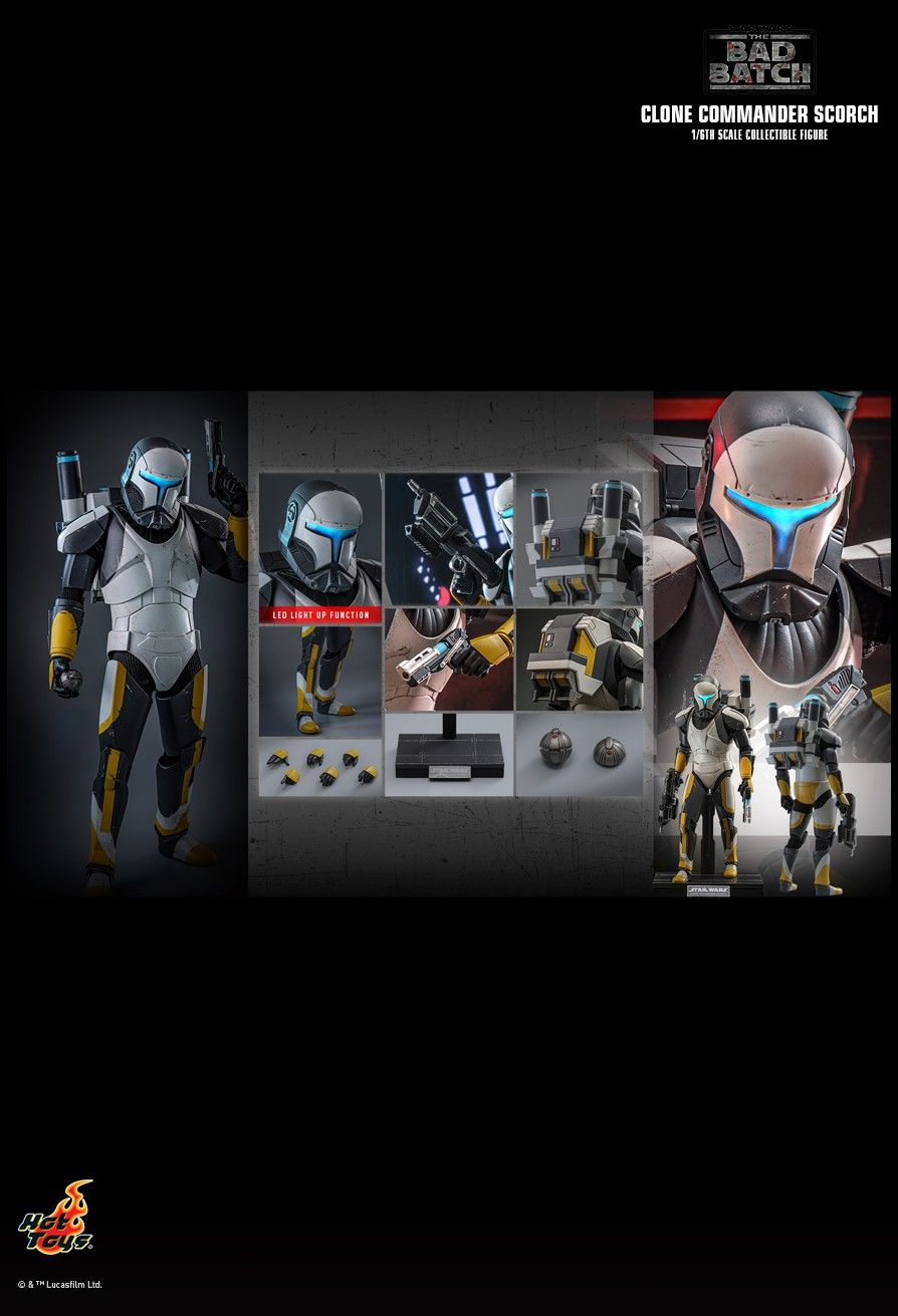 Hot Toys TMS130 - Star Wars: The Bad Batch - Clone Commando Scorch – Captain Collectible Limited