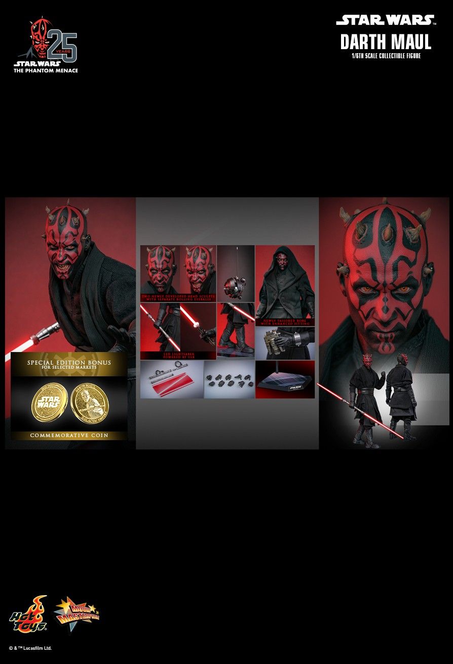 Hot Toys MMS748B - Star Wars : The Phantom Menace - Darth Maul ...