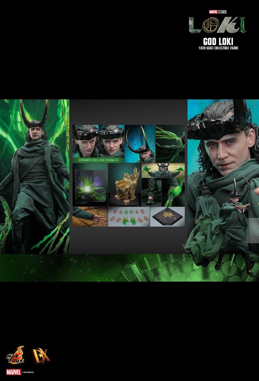 Hot Toys DX40 - Marvel Comics - Loki - God Loki – Captain Collectible ...