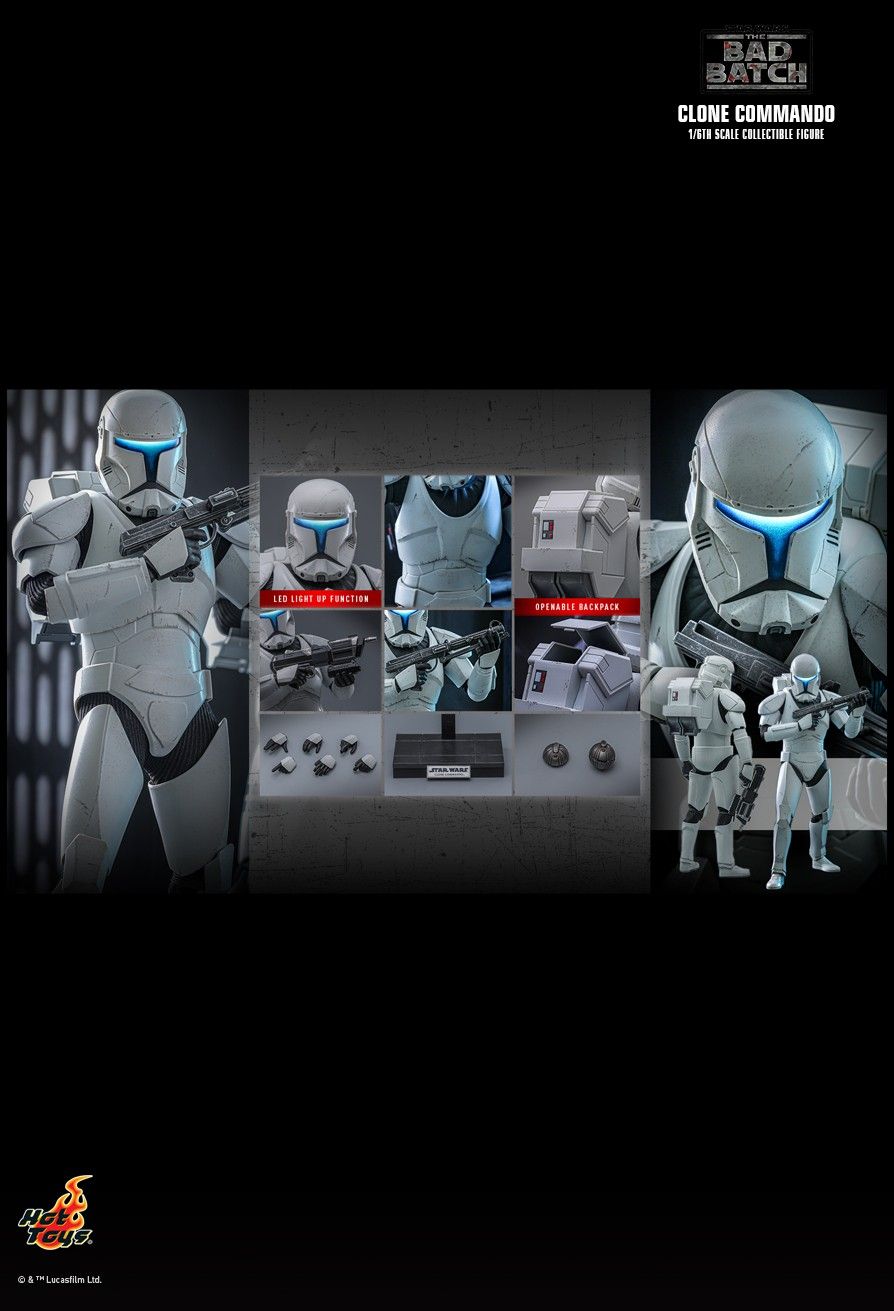 Hot Toys TMS131 - Star Wars: The Bad Batch - Clone Commando【Pre-Order ...