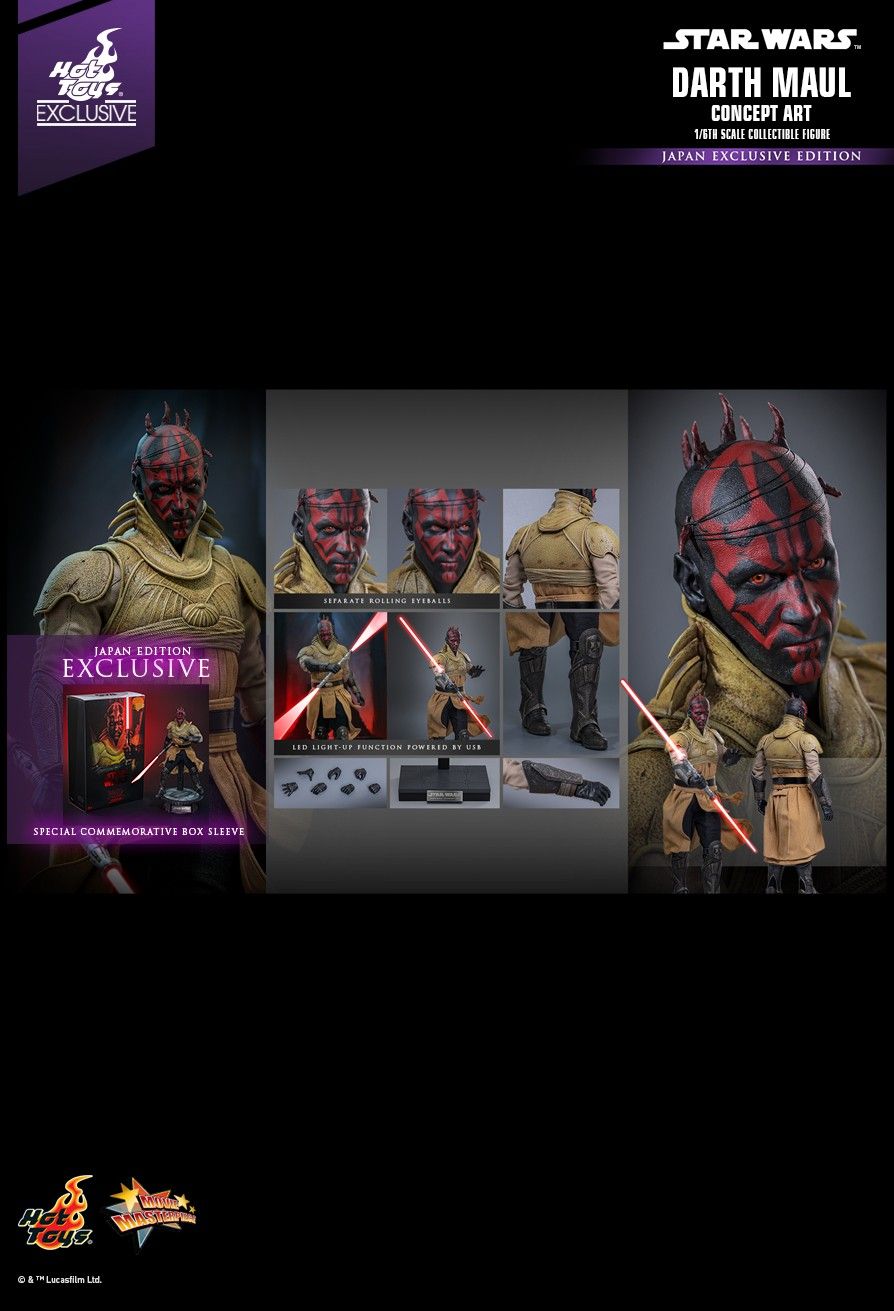 Hot Toys MMS778B - Star Wars : The Phantom Menace - Darth Maul Concept ...