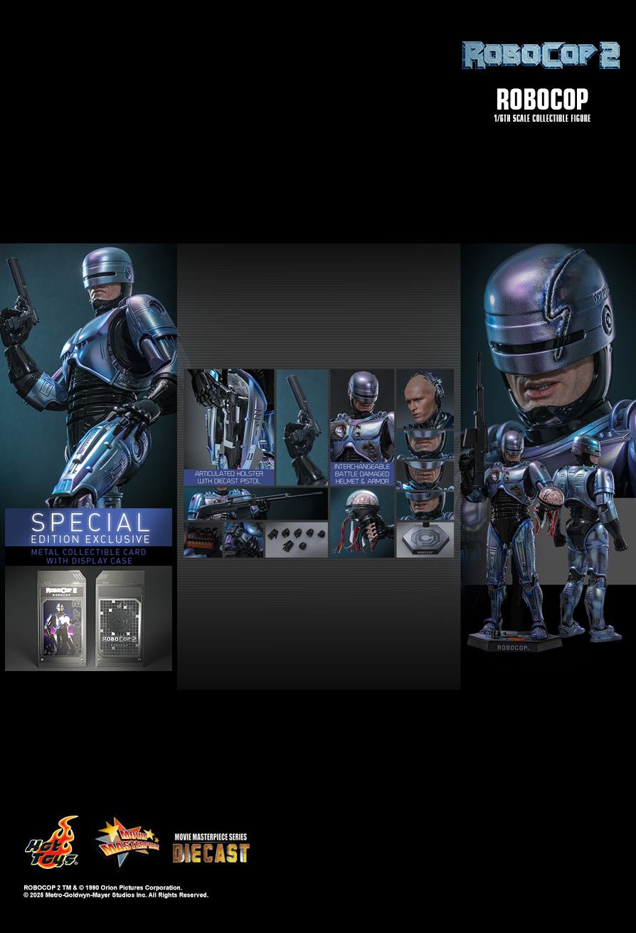 Hot Toys MMS827D74B - Robocop 2 - Robocop 【Pre-Order】 – Captain ...