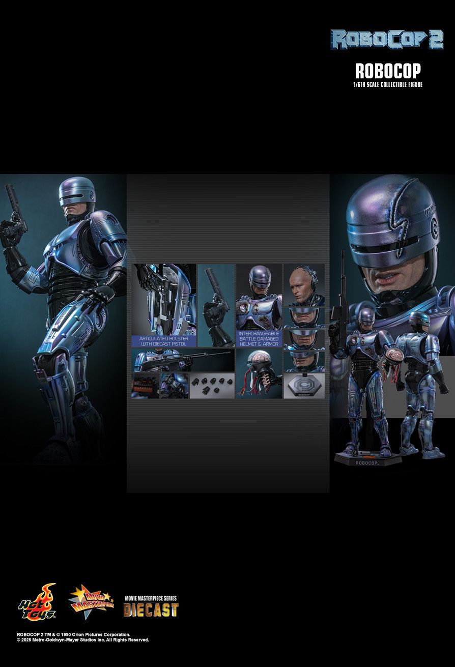 Hot Toys MMS827D74 - Robocop 2 - Robocop 【Pre-Order】 – Captain ...