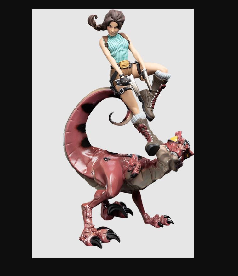 Weta Mini Epics - Tomb Raider - Lara Croft Vs Raptor – Captain ...