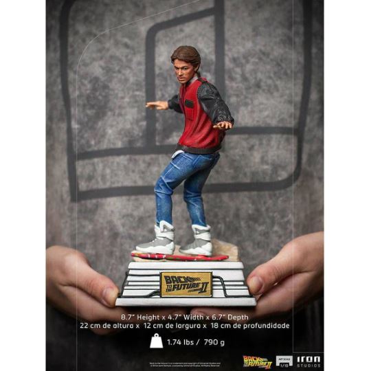 Iron Studios - Back To The Future - Marty McFly on Hoverboard – Captain ...