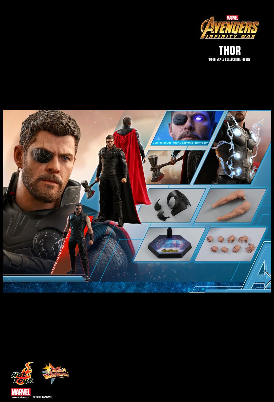 Hot Toys MMS474 - Marvel Comics - Avengers 3 : Infinity War - Thor ...