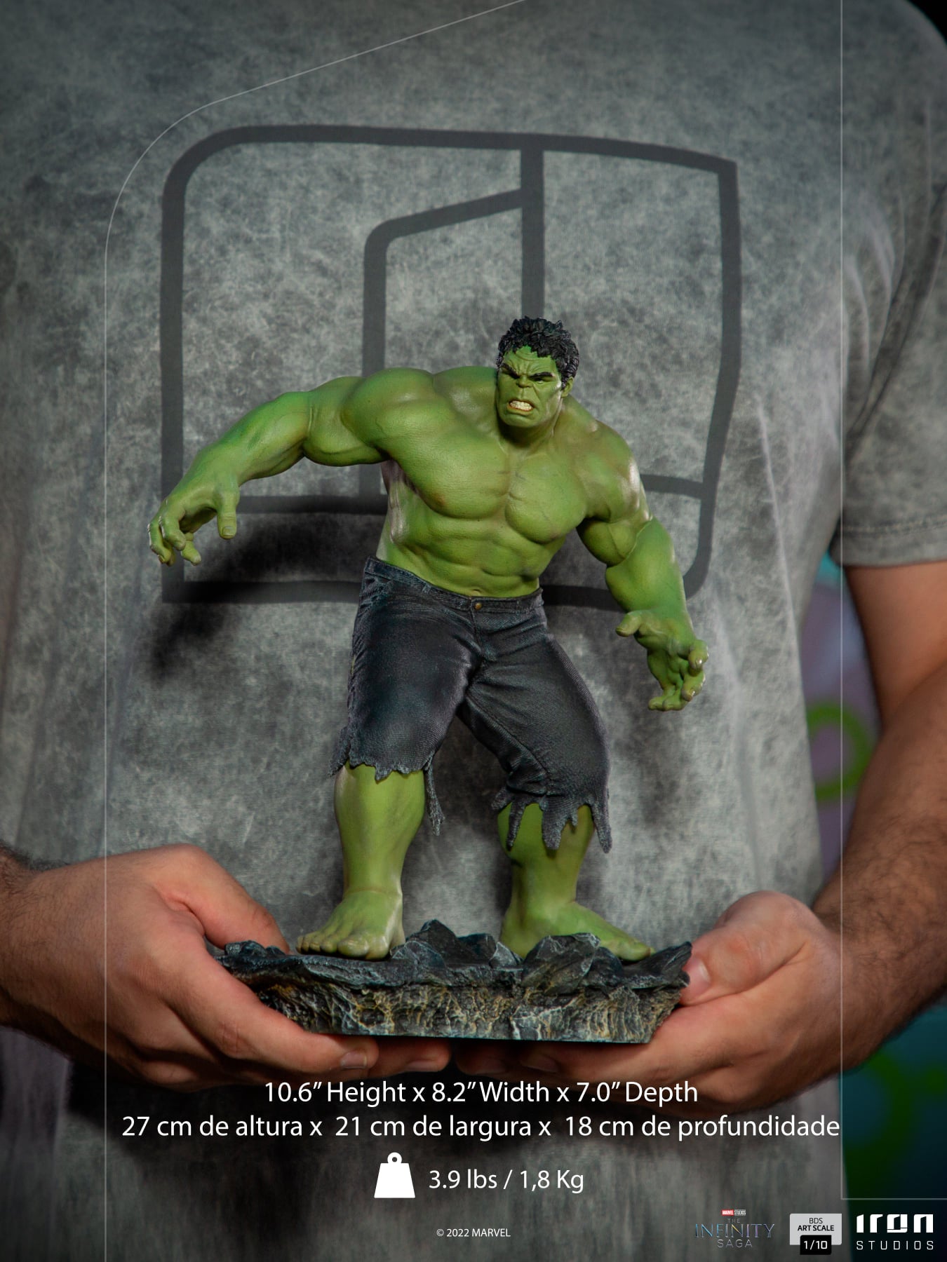 Iron Studios - Marvel Comics - Avengers : The Infinity Saga - Hulk Bat ...