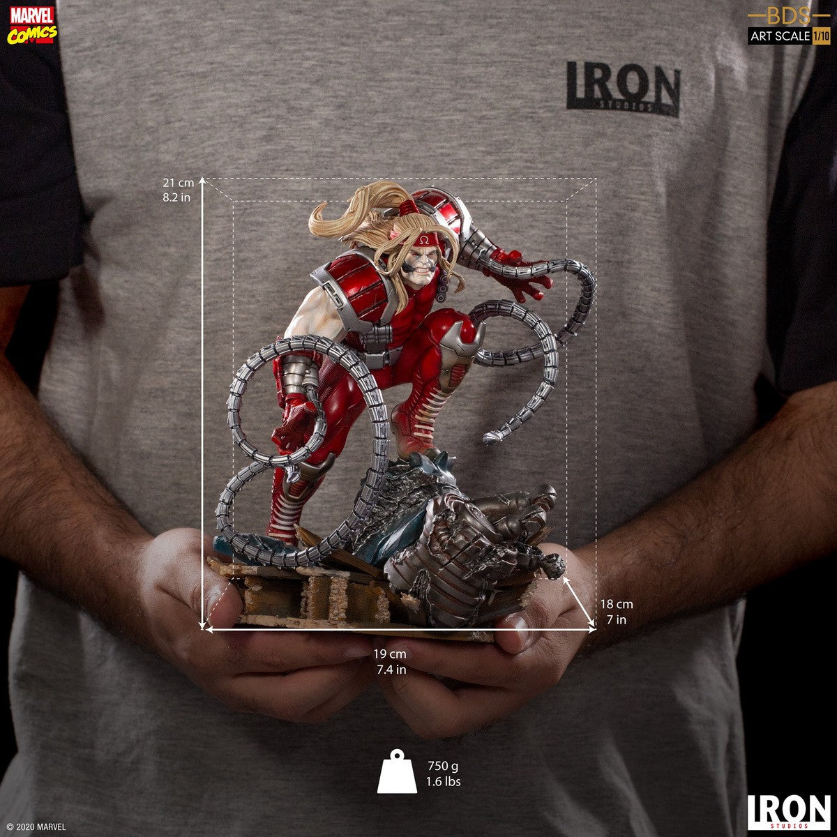 Iron Studios - Marvel Comics - X-Men - Omega Red – Captain Collectible ...