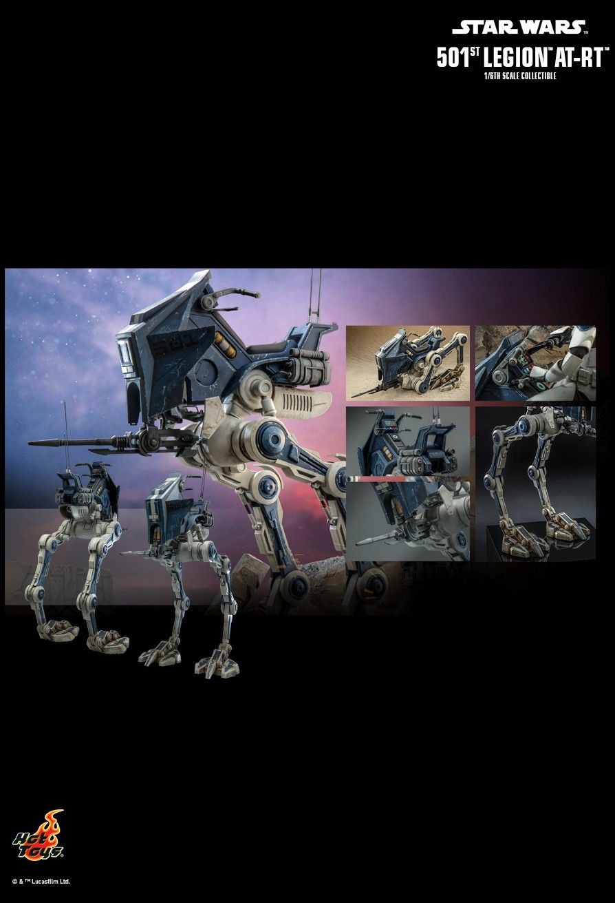 Hot Toys TMS090 - Star Wars : The Clone Wars - 501ST Legion AT-RT ...