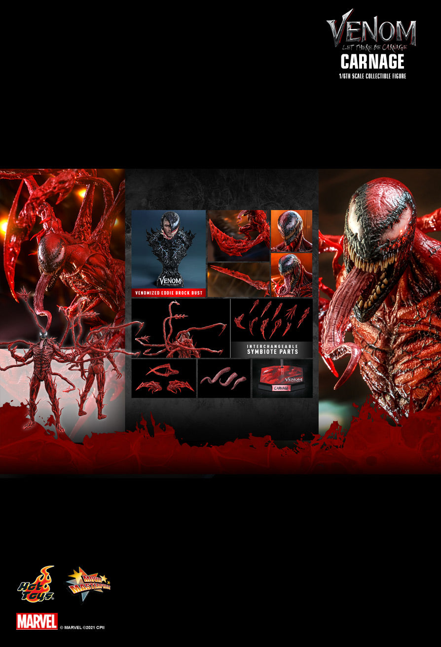 Hot Toys MMS620 - Marvel Comics - Venom : Let There Be Carnage - Carna ...